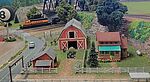 Branchline Barn & Outbuildings Laser Art Kit N Scale Model Railroad ...