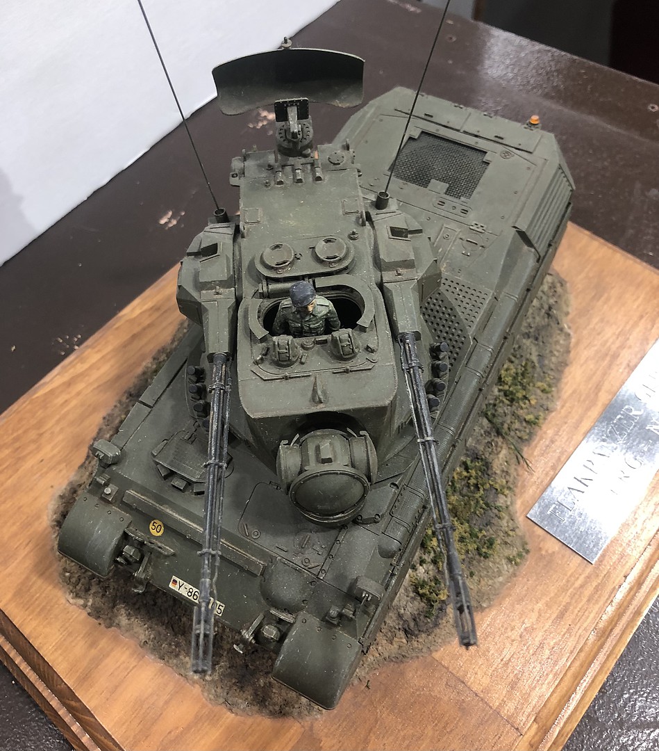 West German Lfakpanzer Gepard Tank -- Plastic Model Military Vehicle ...