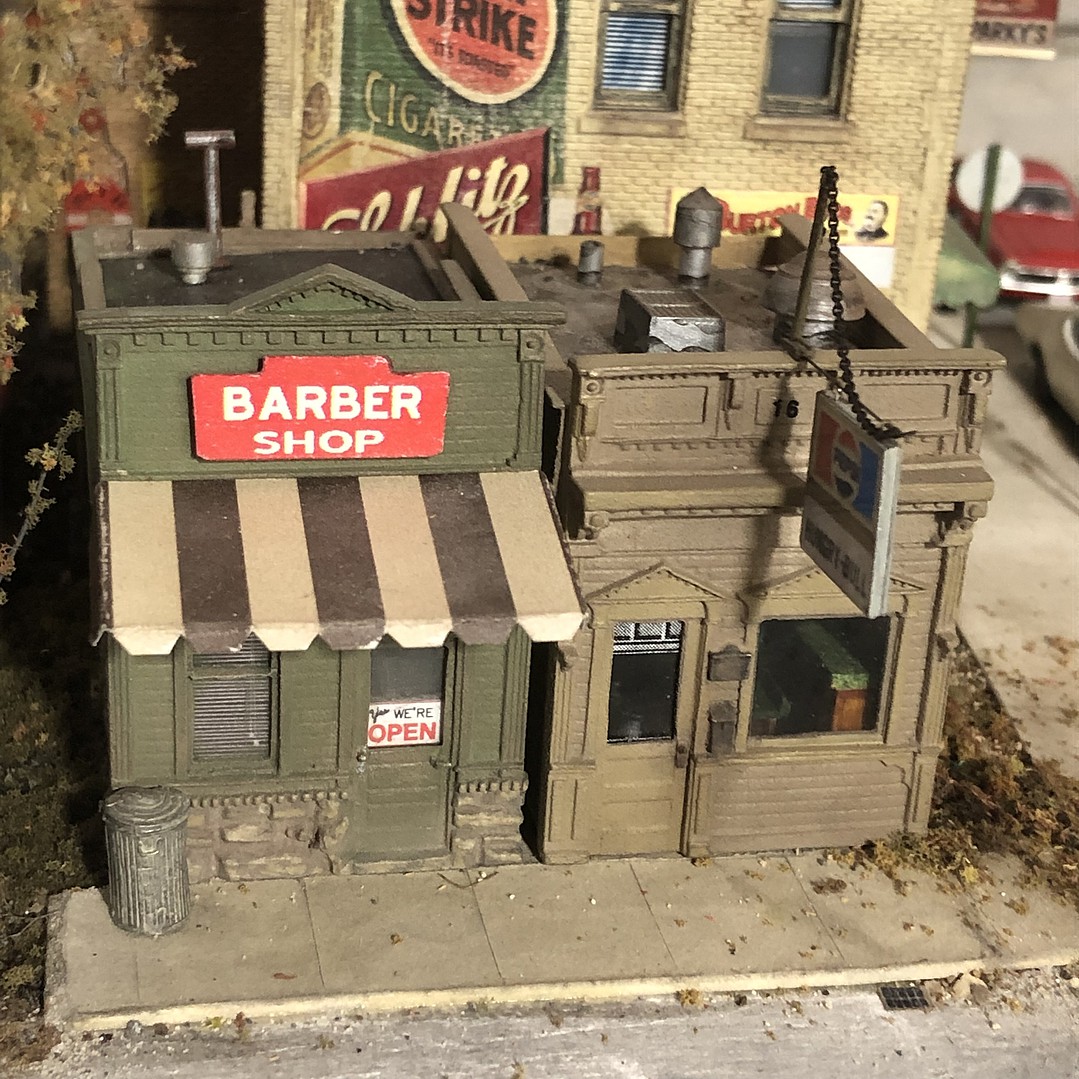 Scenic Details -- Doctor's Office & Shoe Repair Kit -- HO Scale Model ...