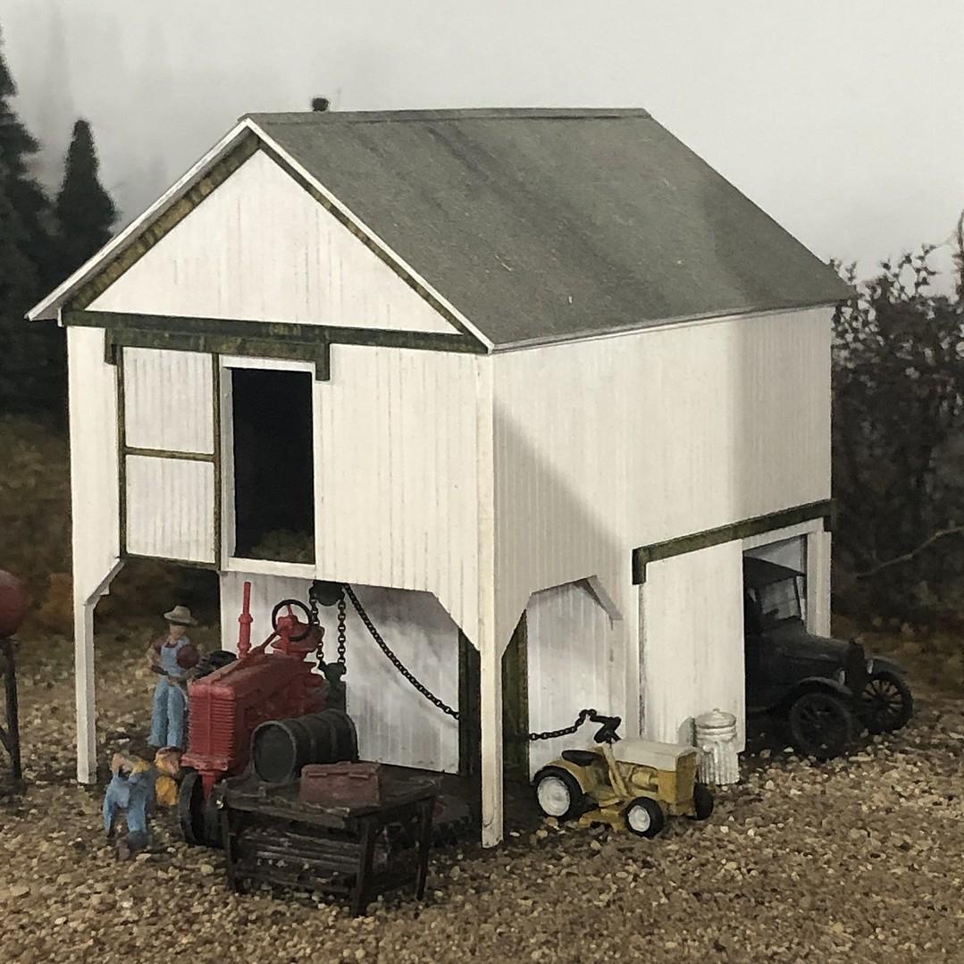 Loft Barn Kit -- HO Scale Model Railroad Building -- #794 pictures by ...