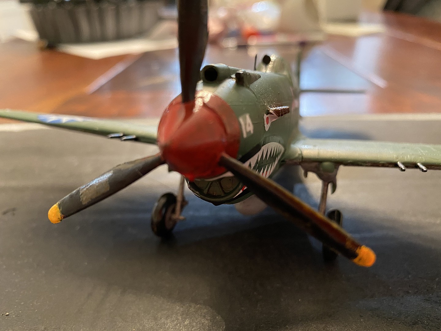 P40B Tiger Shark Aircraft -- Plastic Model Airplane Kit -- 1/48 Scale ...