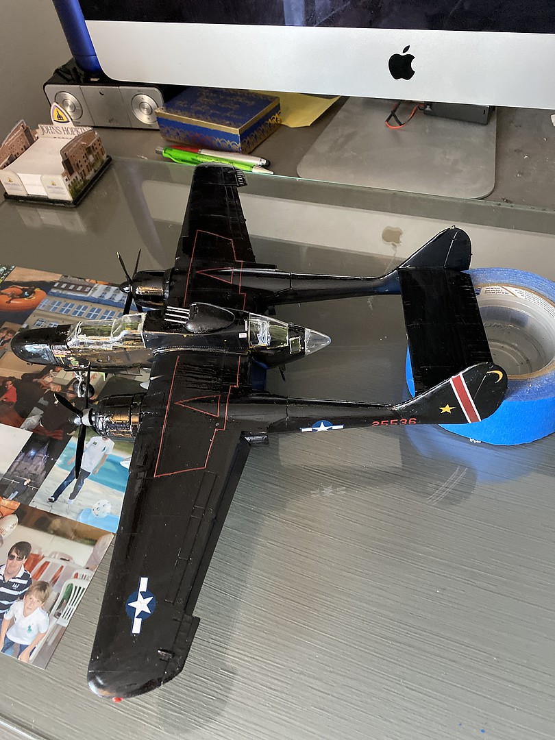 P-61 Black Widow -- Plastic Model Airplane Kit -- 1/48 Scale -- #857546 ...