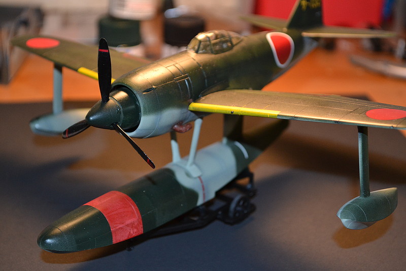 Kawanishi N1K1 Kyofu Floatplane Fighter -- Plastic Model Airplane Kit ...