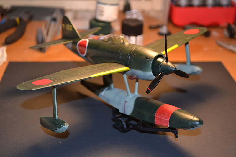 Kawanishi N1K1 Kyofu Floatplane Fighter -- Plastic Model Airplane Kit ...