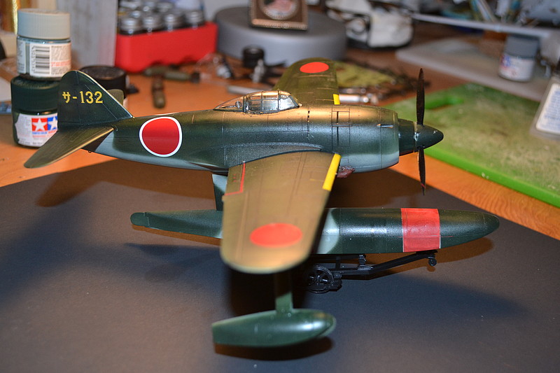 Kawanishi N1K1 Kyofu Floatplane Fighter -- Plastic Model Airplane Kit ...