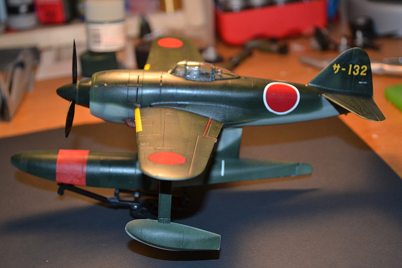 Kawanishi N1K1 Kyofu Floatplane Fighter -- Plastic Model Airplane Kit ...