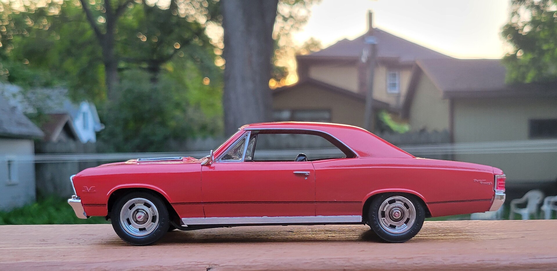 1967 Chevrolet Chevelle SS396 -- Plastic Model Car Vehicle Kit -- 1/25 ...