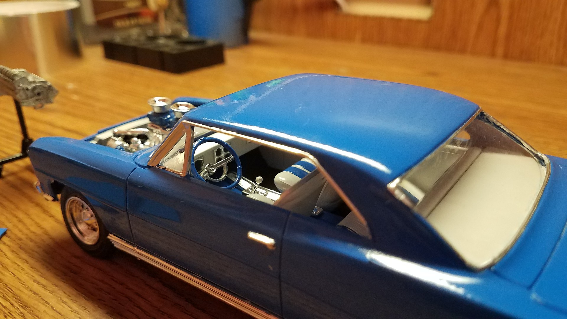 1966 Chevy Nova Pro Street -- Plastic Model Car Kit -- 1/25 Scale ...