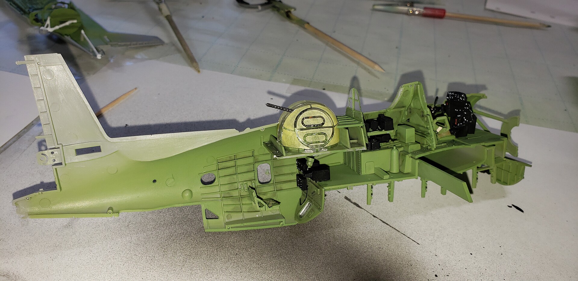 TBM-3 Avenger Bunker Hill -- Plastic Model Airplane Kit -- 1/48 Scale ...