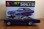 AMT 1967 Chevy Impala SS (Stock) Plastic Model Car Kit 1/25 Scale #981-12