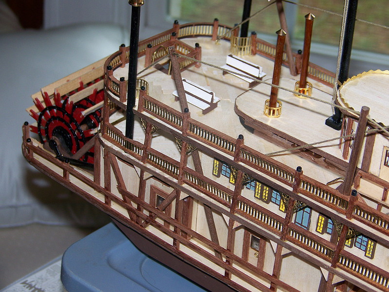 1/80 Mississippi Paddle Wheel Steam Boat Kit pictures by pcplay2012 ...