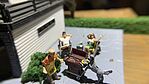 Woodland Backyard BBQ HO Scale Model Railroad Figure #a1929