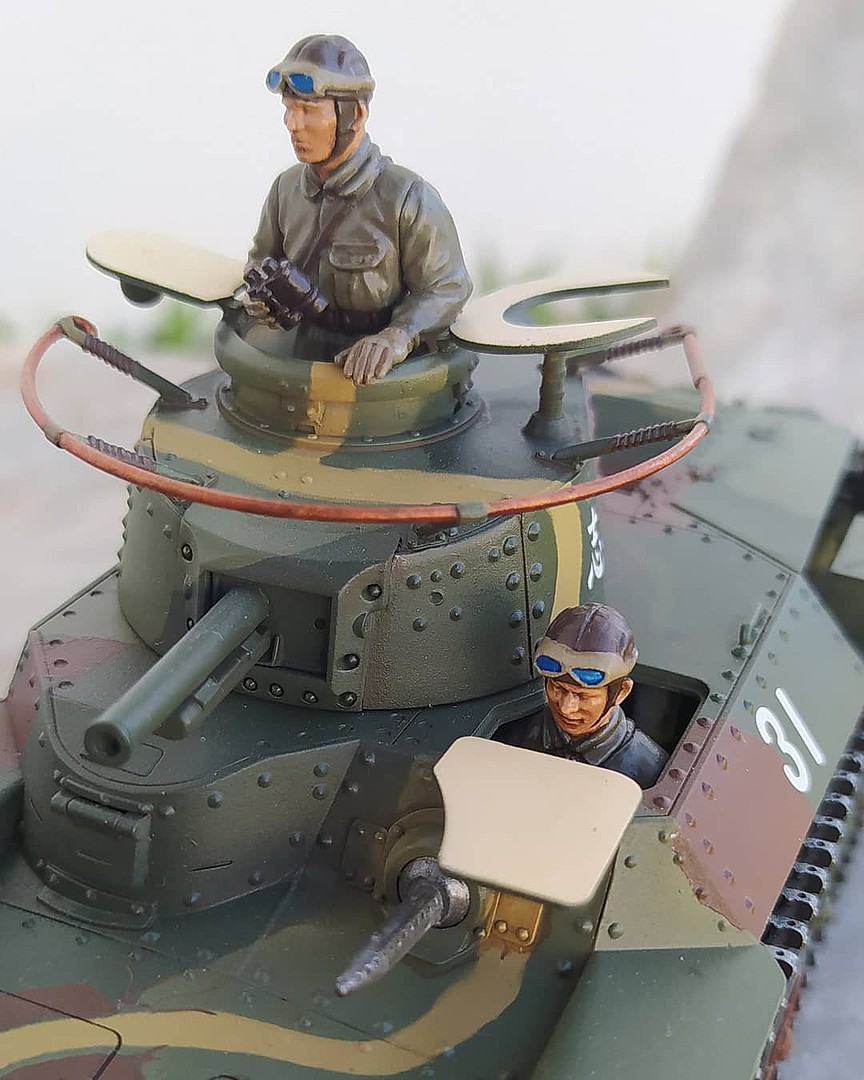 Japanese Tank Type 97 -- Plastic Model Military Vehicle Kit -- 1/35 ...