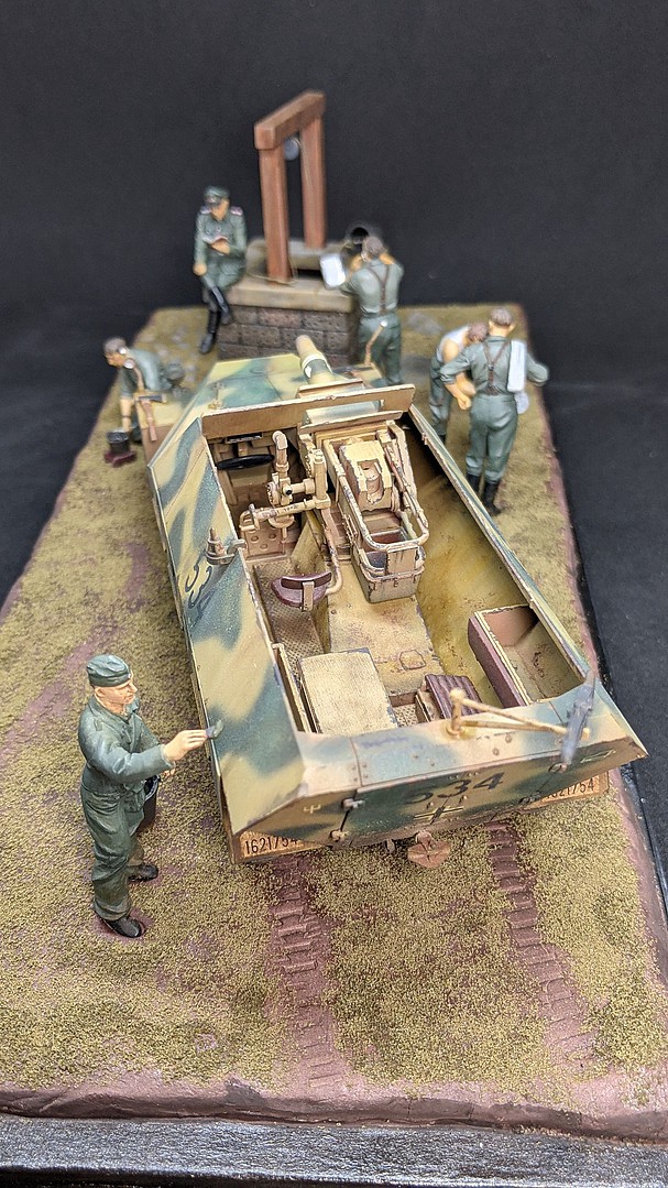 German Sd.Kfz. 251/9 Kanonenwagen -- Plastic Model Military Vehicle Kit ...