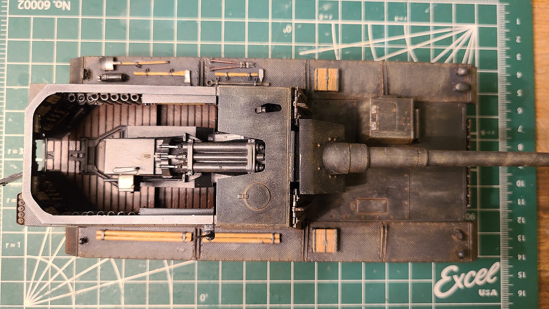 German 12.8cm Tank Destroyer L/61 Sturer Emil -- Plastic Model Military ...