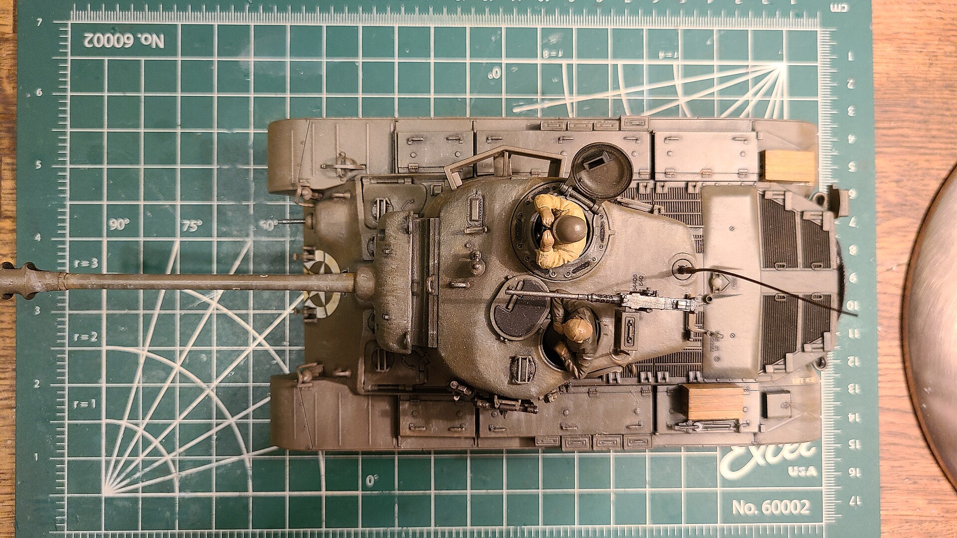 US Med Tank M26 Pershing T26E3 -- Plastic Model Military Vehicle Kit ...