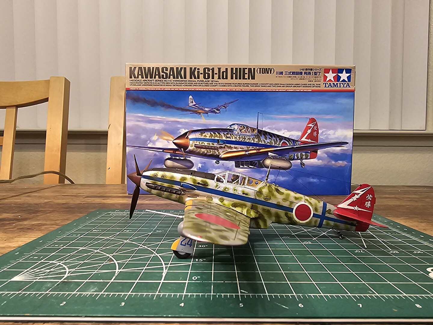 Kawasaki Ki-61-Id Hien (Tony) -- Plastic Model Airplane Kit -- 1/48 ...