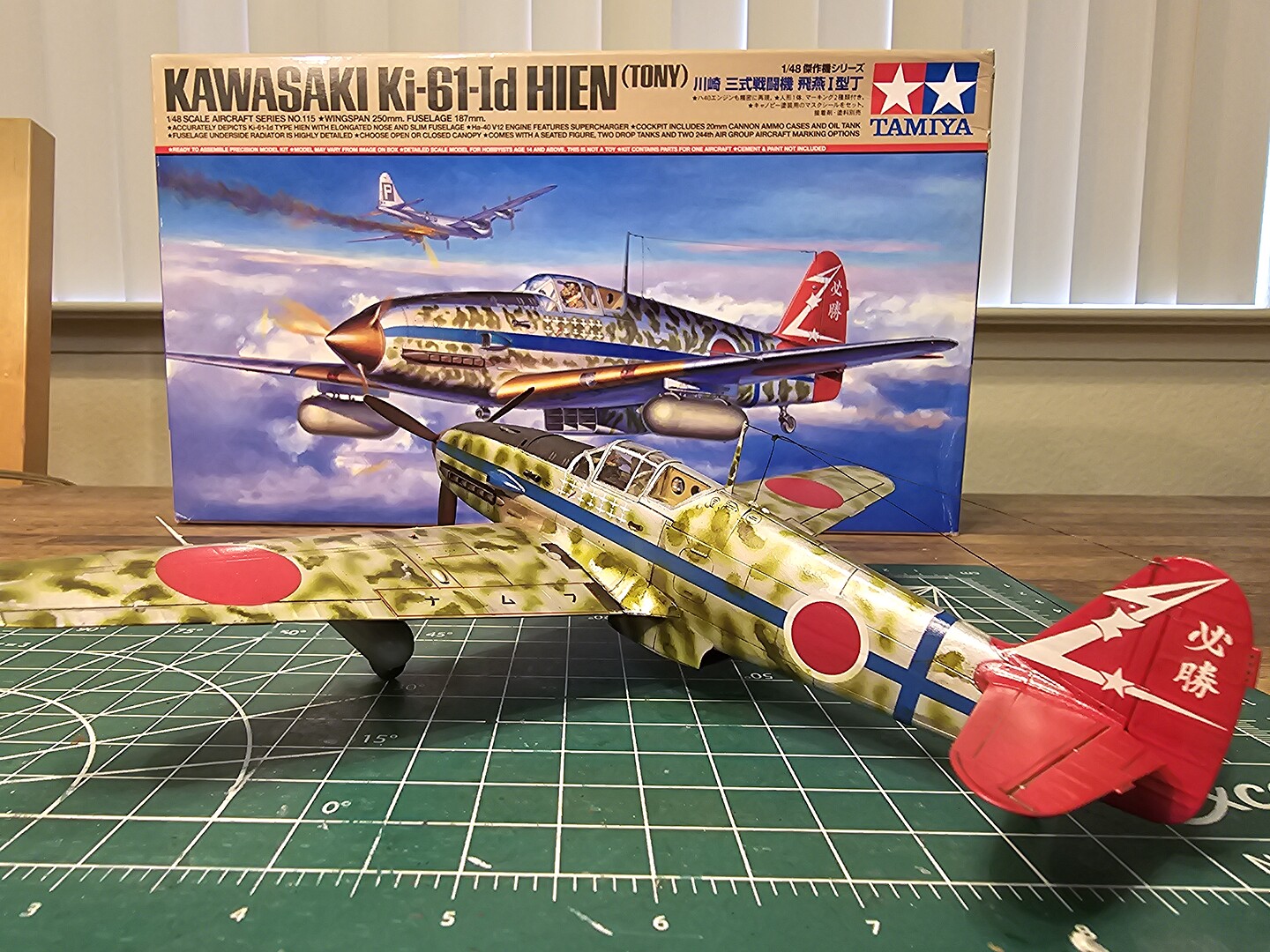 Kawasaki Ki-61-Id Hien (Tony) -- Plastic Model Airplane Kit -- 1/48 ...