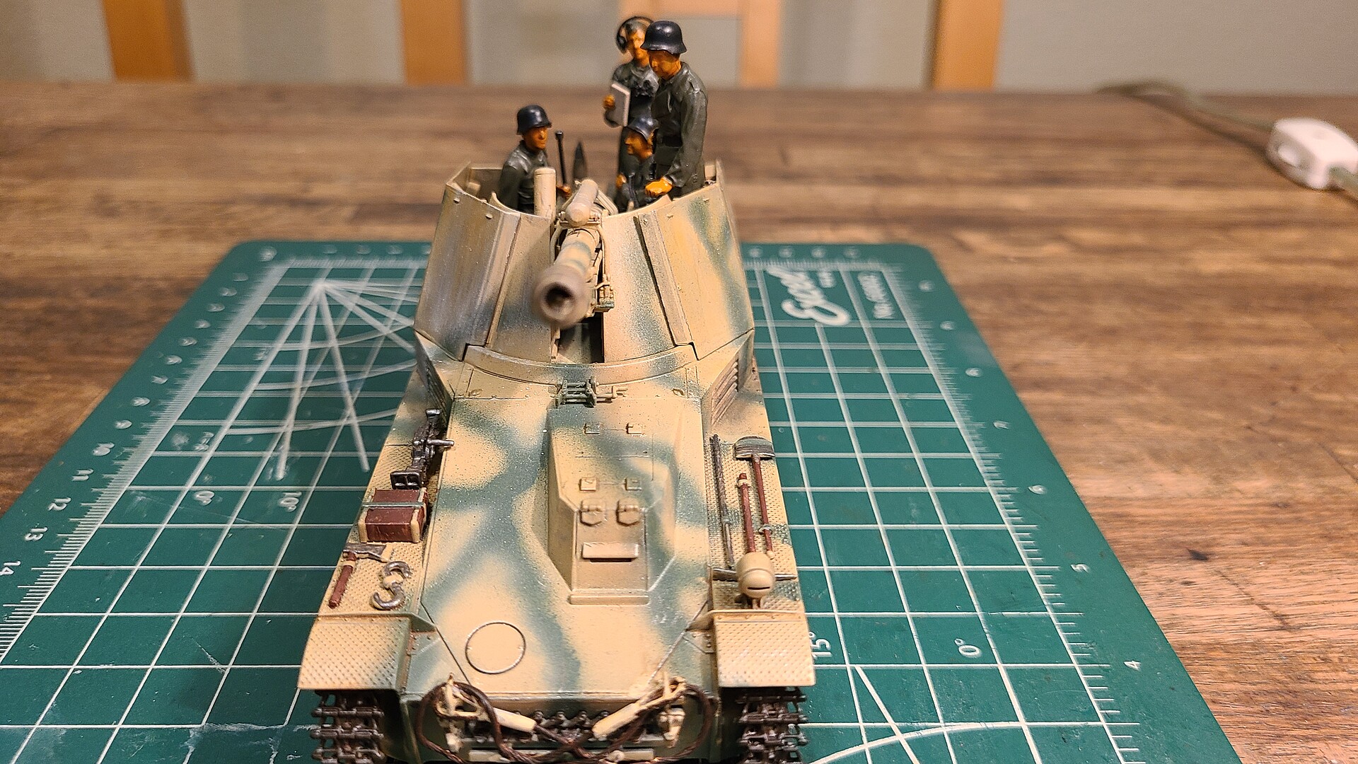 German SP Howitzer Wespe Italian Front Pictures