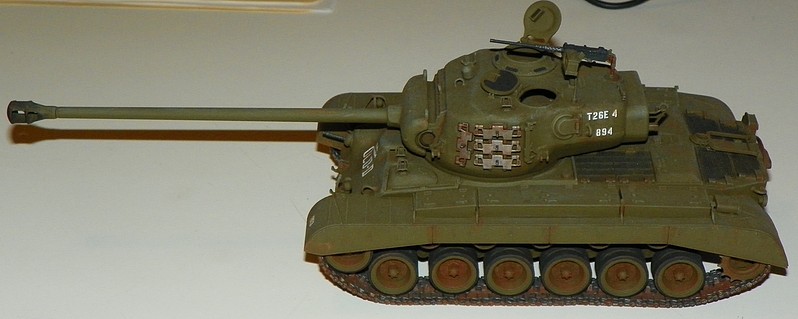 Super Pershing T26E4 US Tank -- Plastic Model Military Vehicle Kit -- 1 ...