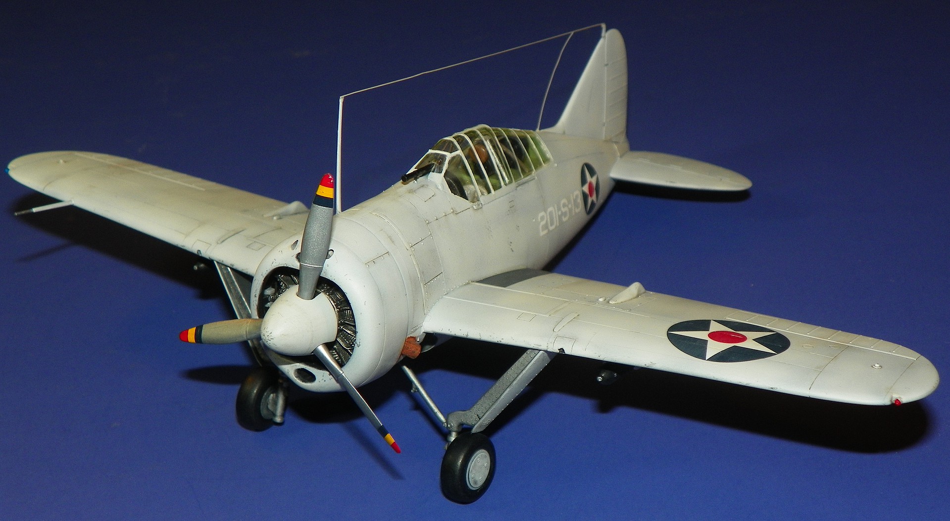 Brewster B-339 Buffalo Pacific Theater Fighter -- Plastic Model ...