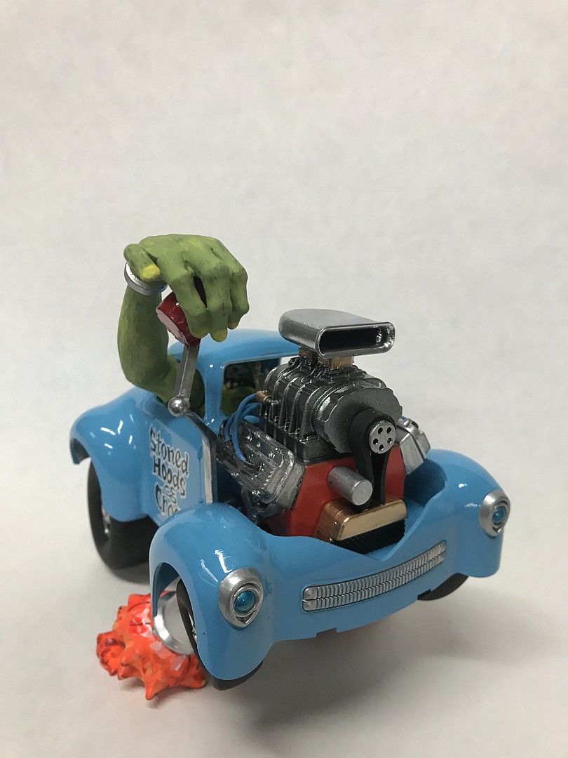 Von Franco's Stoned Hoods & Crooks Custom Car -- Plastic Model Fantasy ...