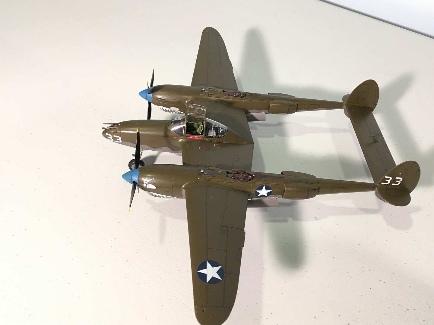 Lockheed P-38 F/G Lightning -- Plastic Model Airplane Kit -- 1/48 Scale ...