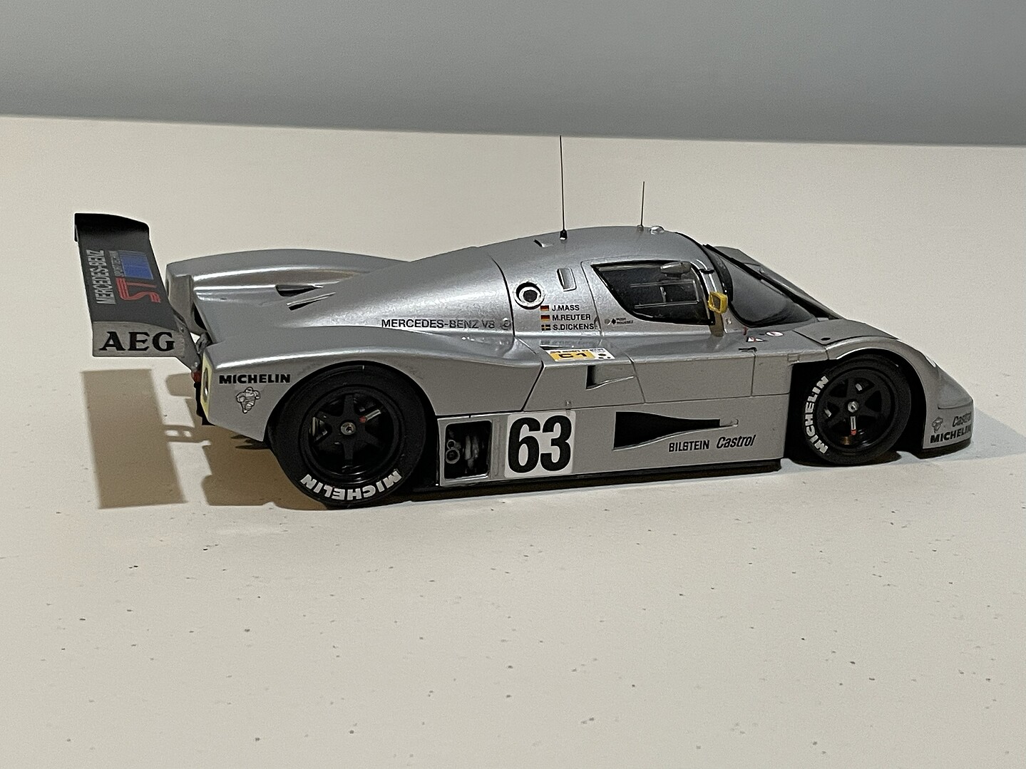 1989 Sauber-Mercedes C9 -- Plastic Model Car Vehicle Kit -- 1/24 Scale ...