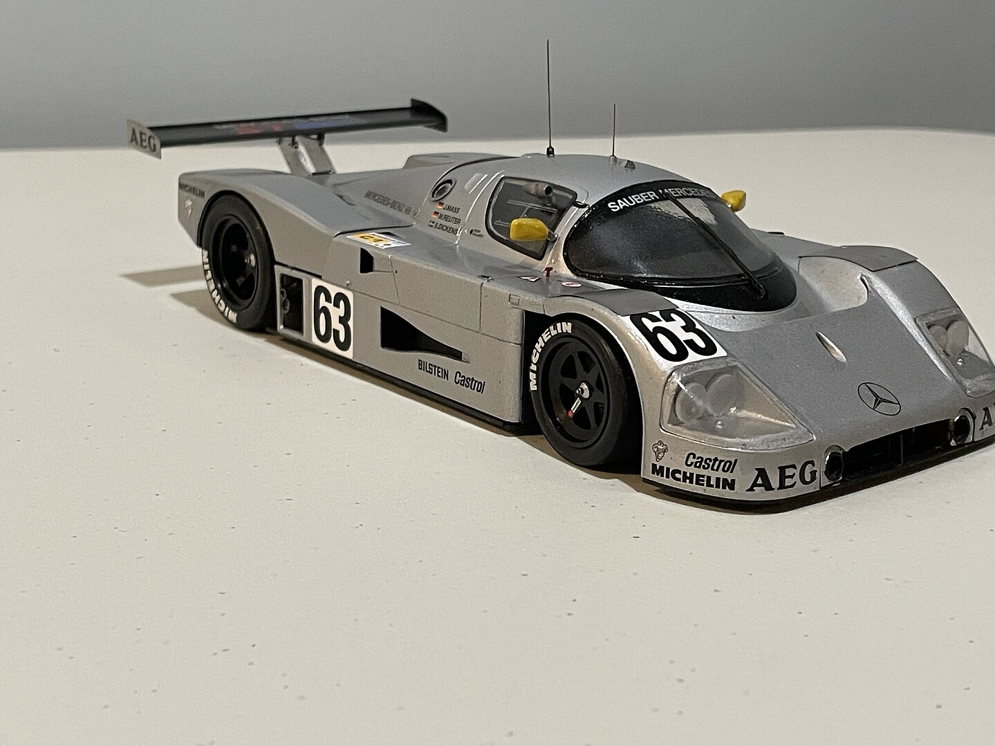 1989 Sauber-Mercedes C9 -- Plastic Model Car Vehicle Kit -- 1/24 Scale ...