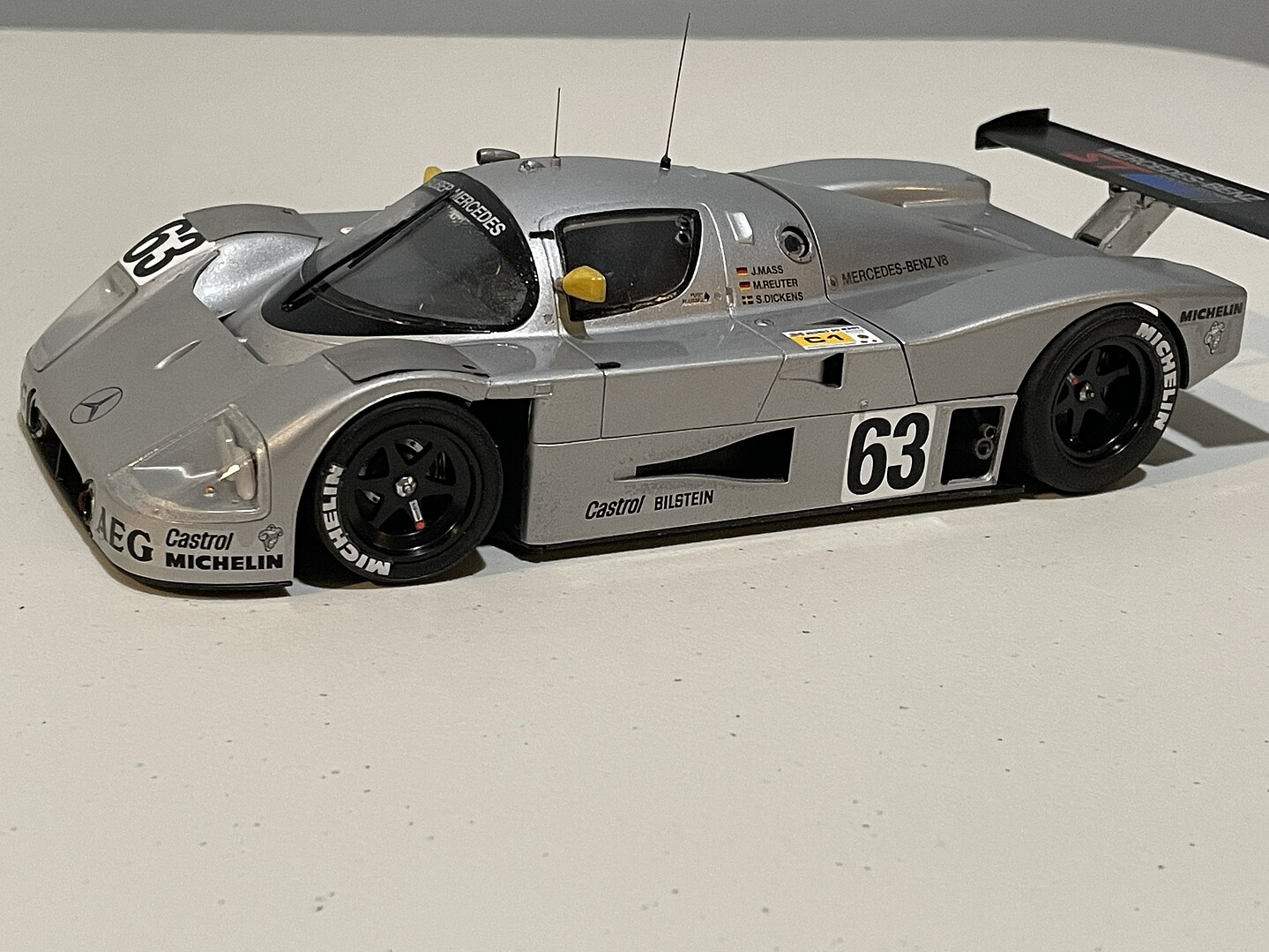 1989 Sauber-Mercedes C9 -- Plastic Model Car Vehicle Kit -- 1/24 Scale ...