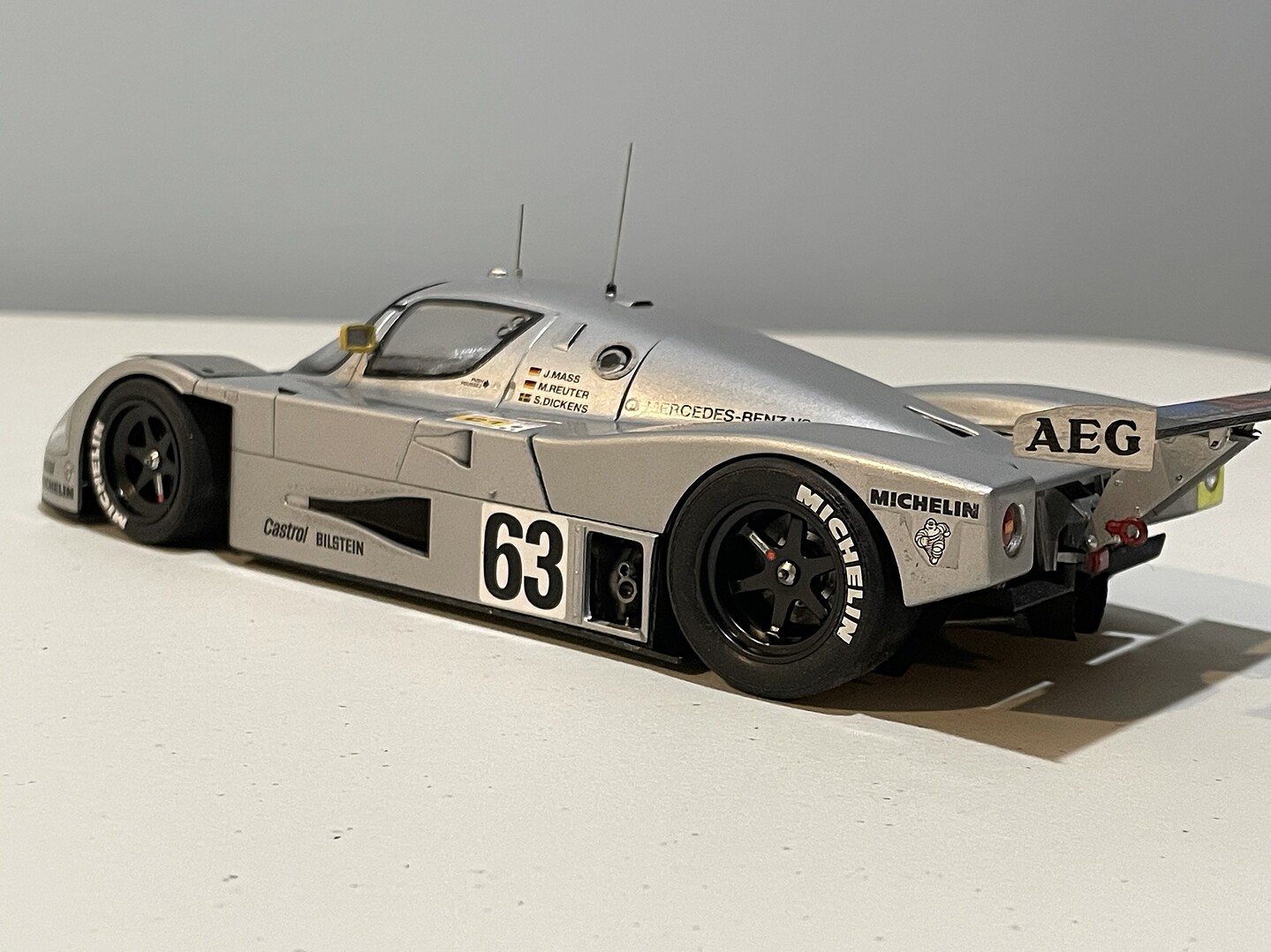 1989 Sauber-Mercedes C9 -- Plastic Model Car Vehicle Kit -- 1/24 Scale ...