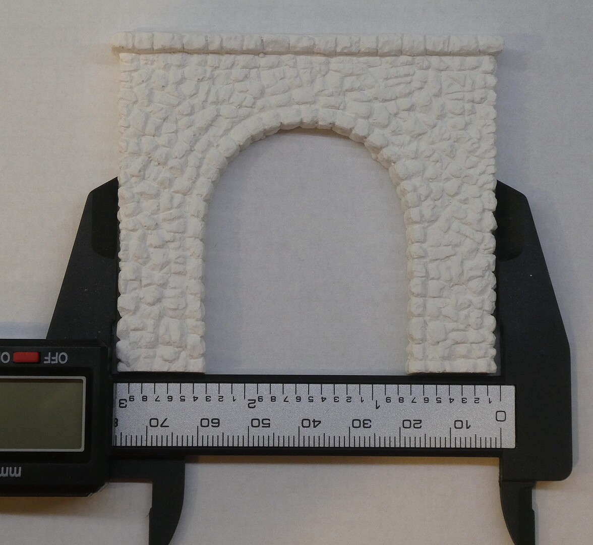 Random Stone Single Portal (2) -- N Scale -- Model Railroad Tunnel -- # ...