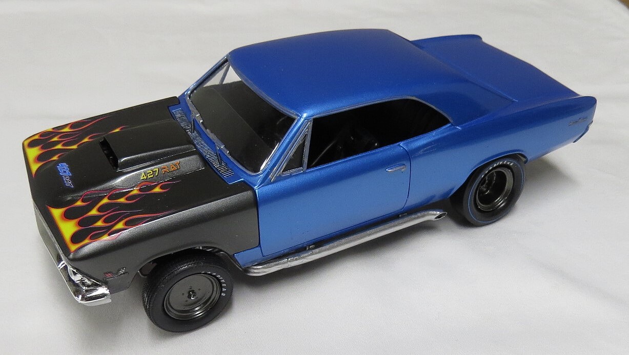 1966 Chevy Malibu SS (2 in 1) -- Plastic Model Car Kit -- 1/24 Scale ...