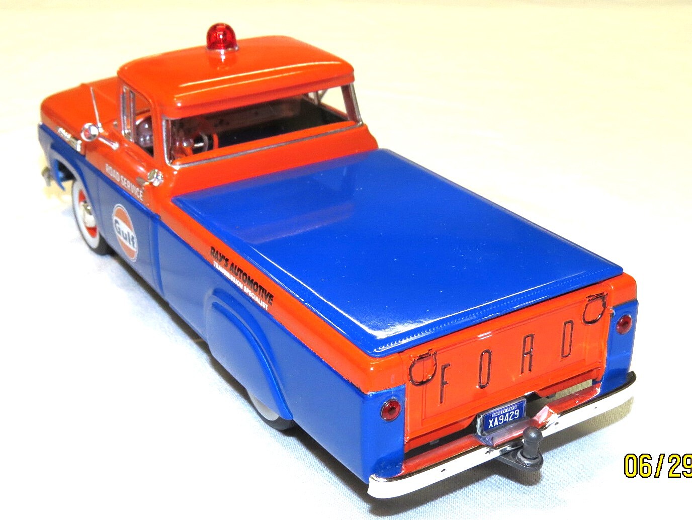 1960 Ford F100 Pickup Truck w/Trailer (3 in 1) -- Plastic Model Truck ...