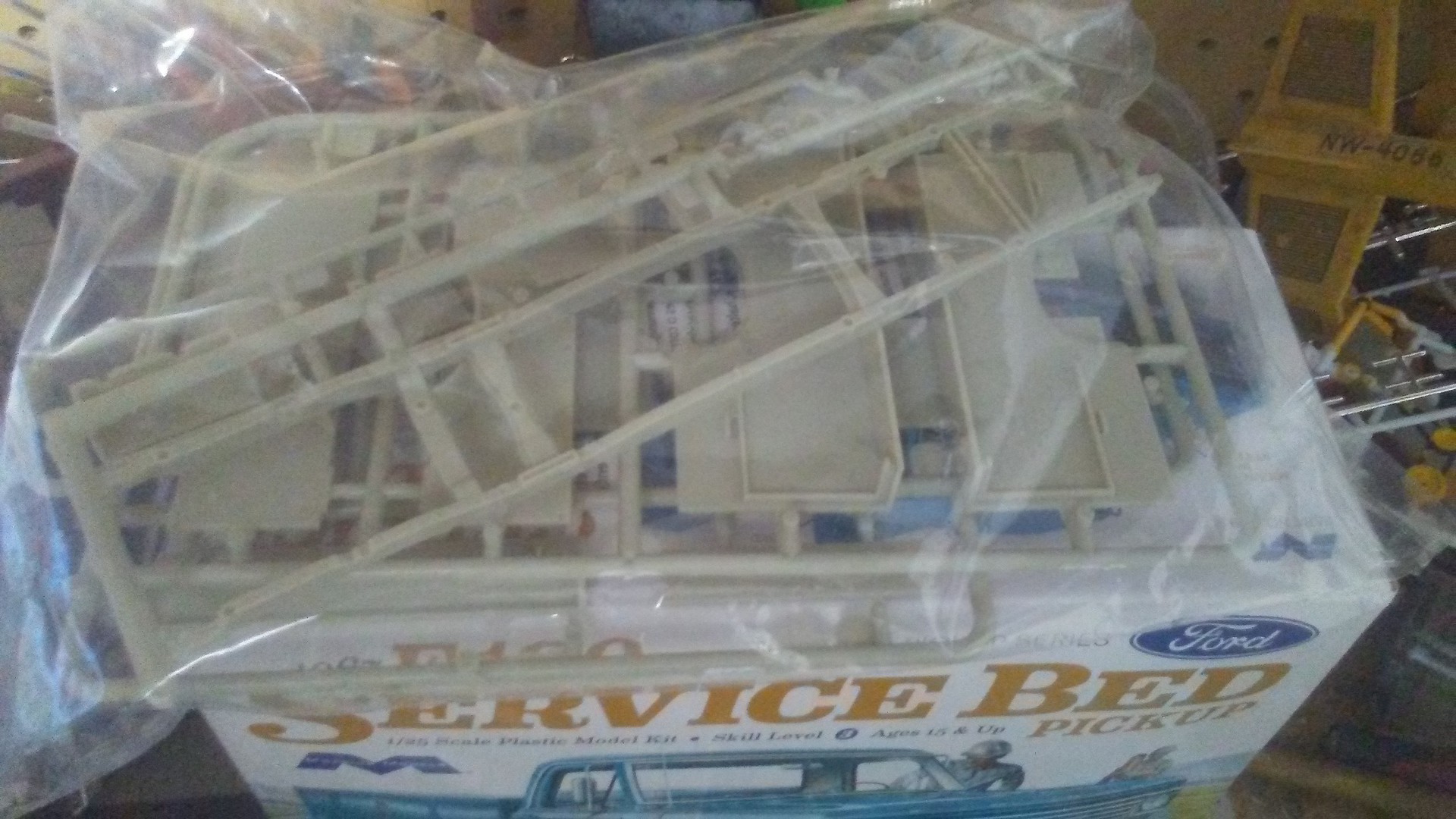 1967 Ford F100 Service Bed Pickup Truck -- Plastic Model Vehicle Kit ...