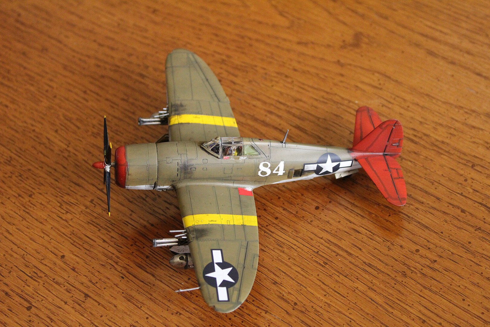 P-47D Thunderbolt Razorback -- Plastic Model Airplane Kit -- 1/72 Scale ...