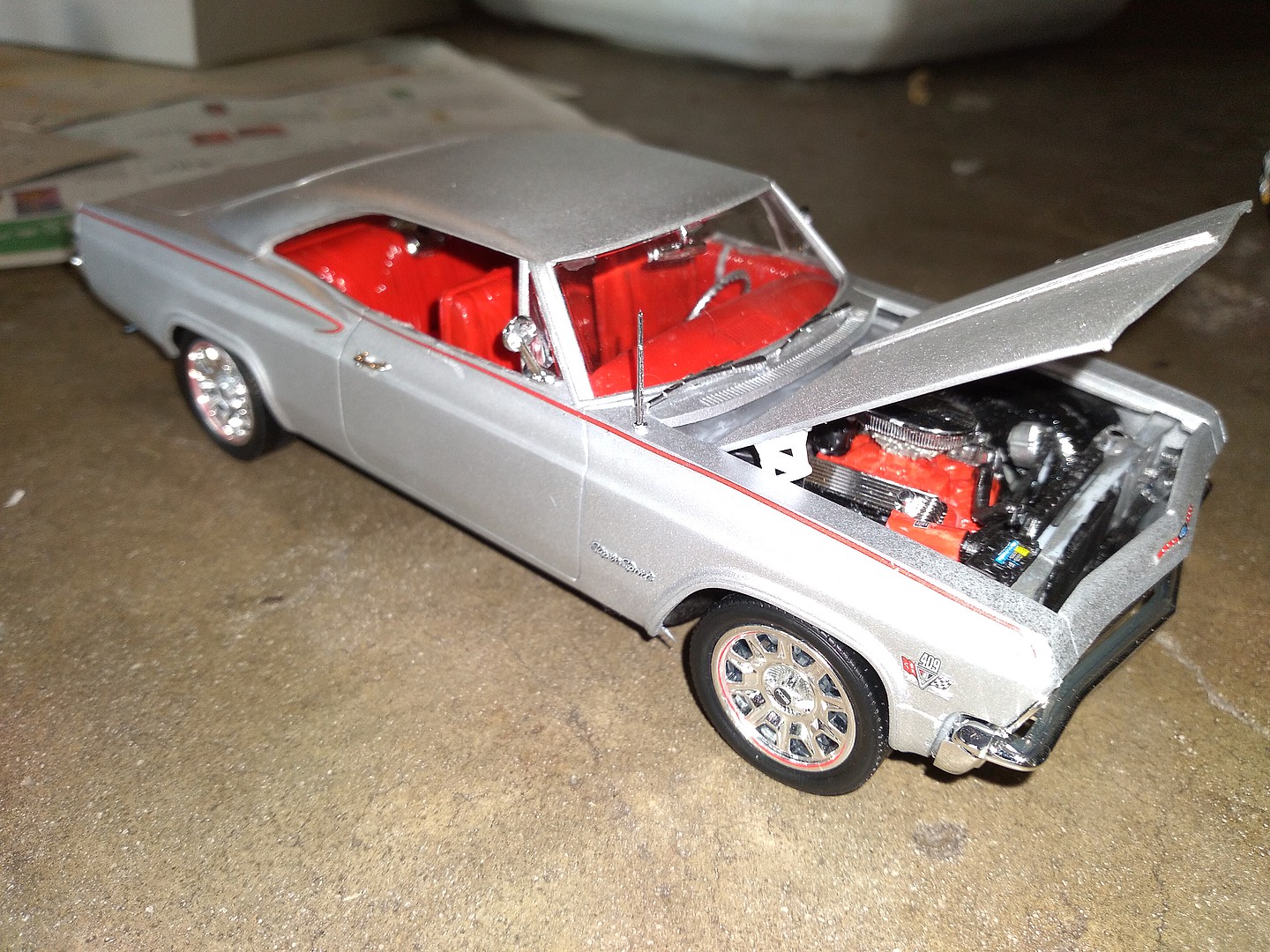 1965 Chevy Impala -- Plastic Model Car Kit -- 1/25 Scale -- #85-4190 ...