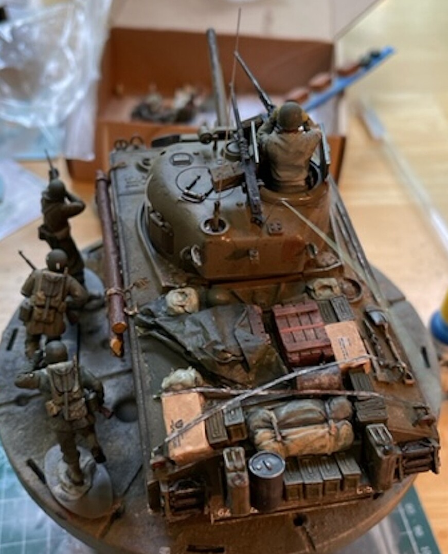 M4A3 Sherman 75mm Tank -- Plastic Model Military Vehicle Kit -- 1/35 ...