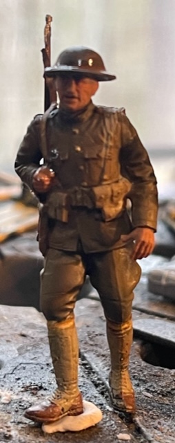 WWI US Infantry 1917 (4) -- Plastic Model Military Figure -- 1/35 Scale ...