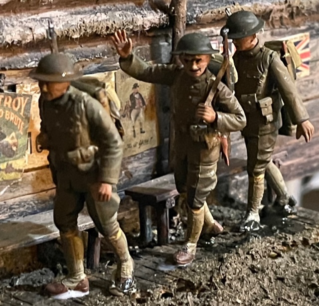WWI US Infantry 1917 (4) -- Plastic Model Military Figure -- 1/35 Scale ...