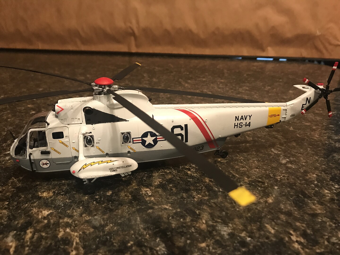 SH-3A Sea King(2 sets) -- Plastic Model Airplane Kit -- 1/144 Scale ...