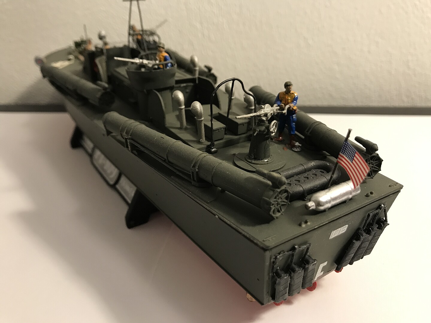 PT109 Patrol Torpedo Boat -- Plastic Model Military Ship Kit -- 1/72 ...