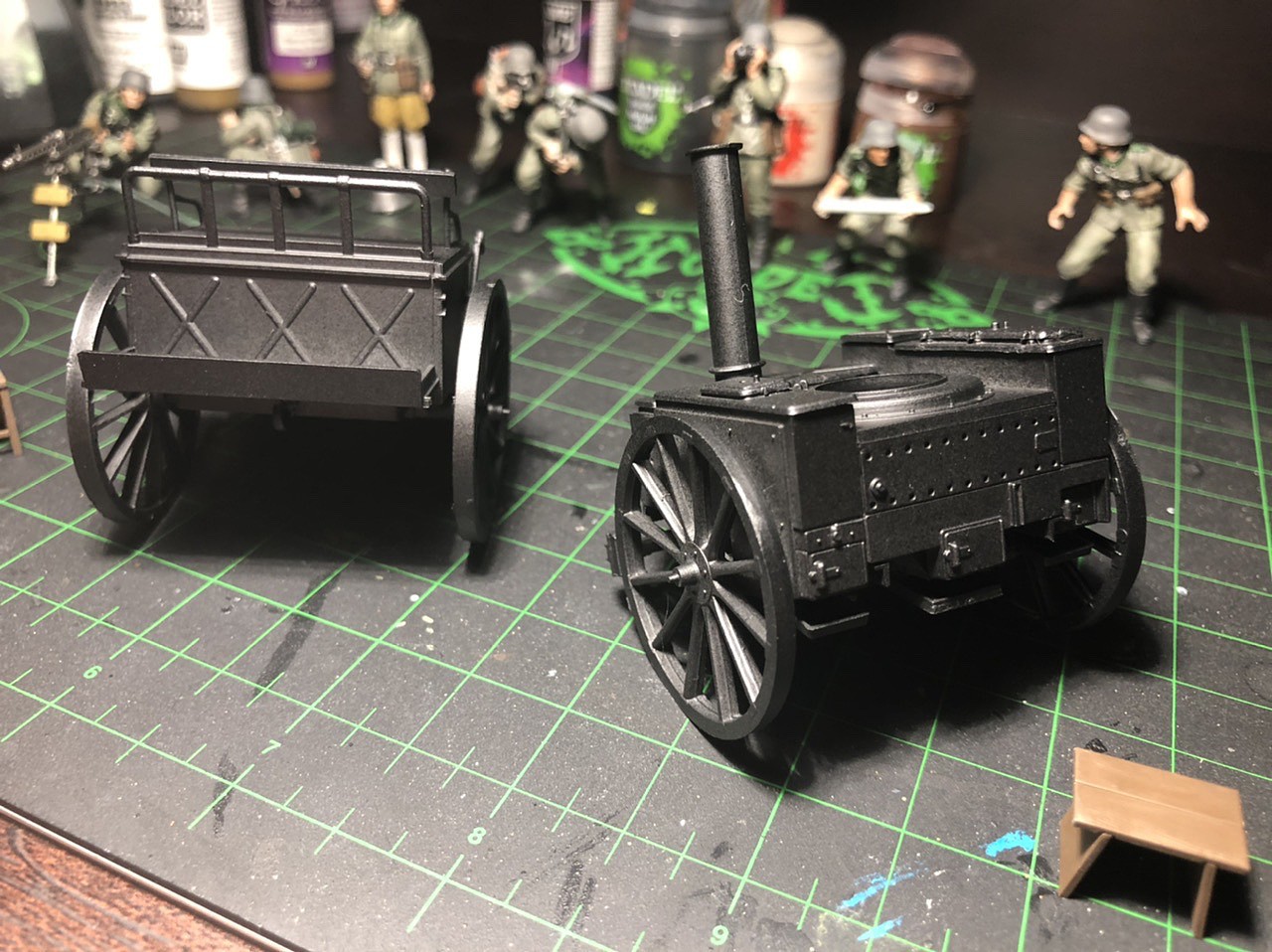 Feldkuche German Field Kitchen Scenery -- Plastic Model Military ...