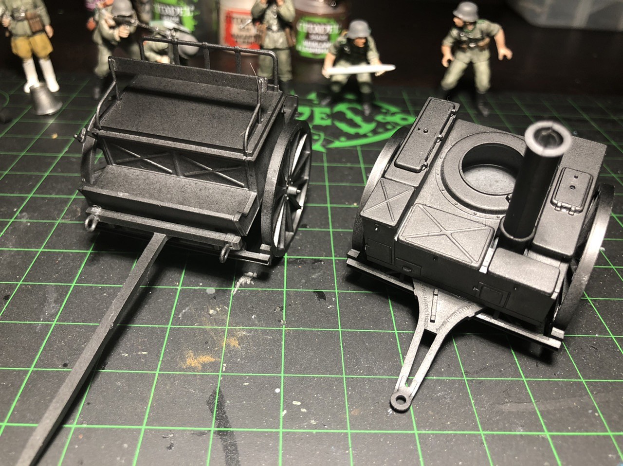 Feldkuche German Field Kitchen Scenery -- Plastic Model Military ...