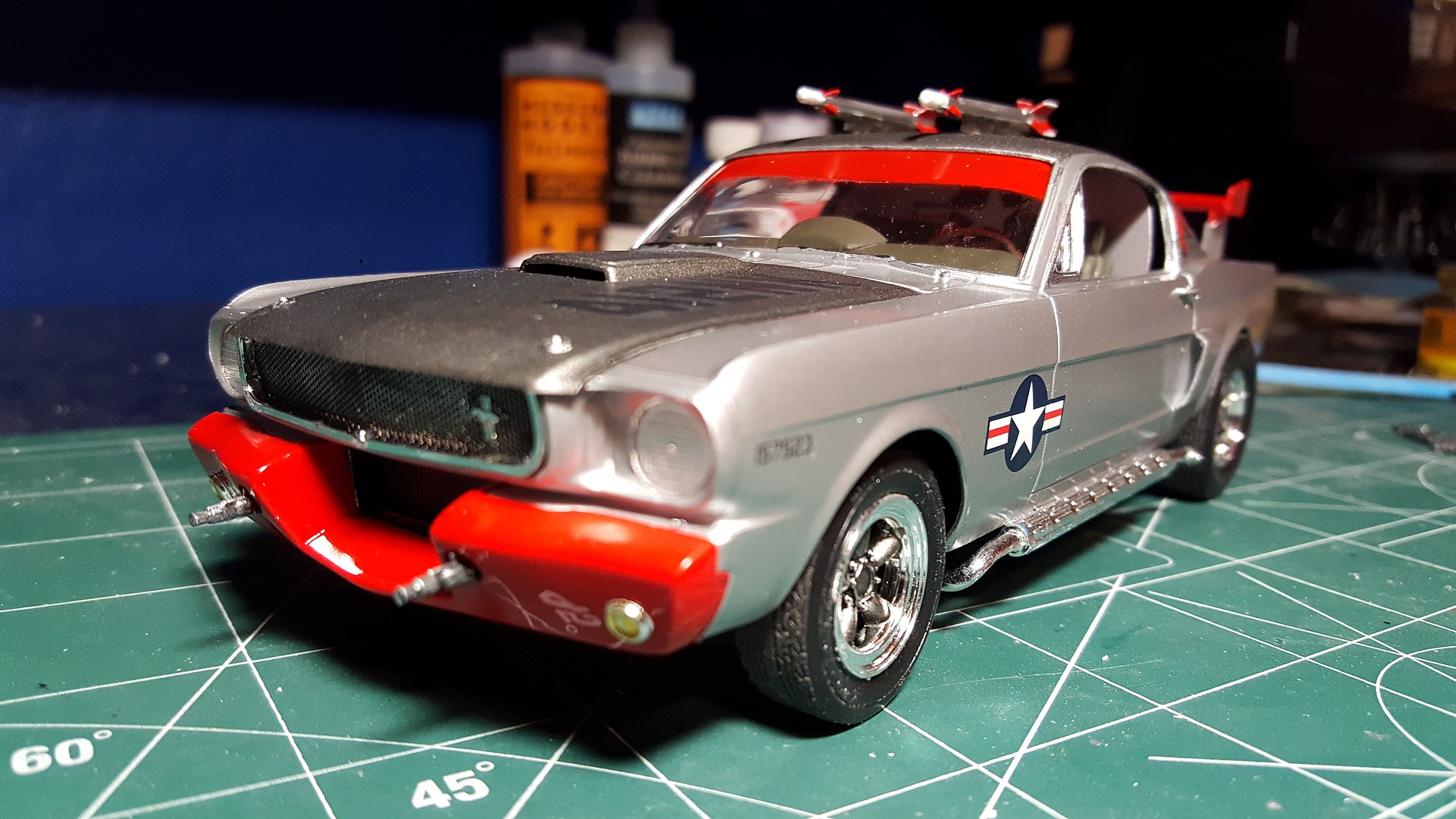 Shelby Mustang GT 350 H -- Plastic Model Car Kit -- 1/24 Scale ...