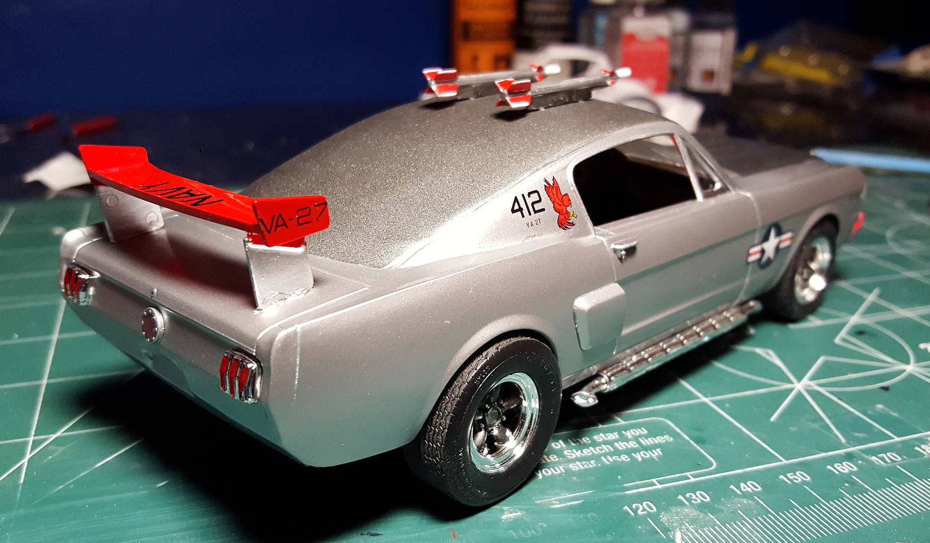 Shelby Mustang GT 350 H -- Plastic Model Car Kit -- 1/24 Scale ...