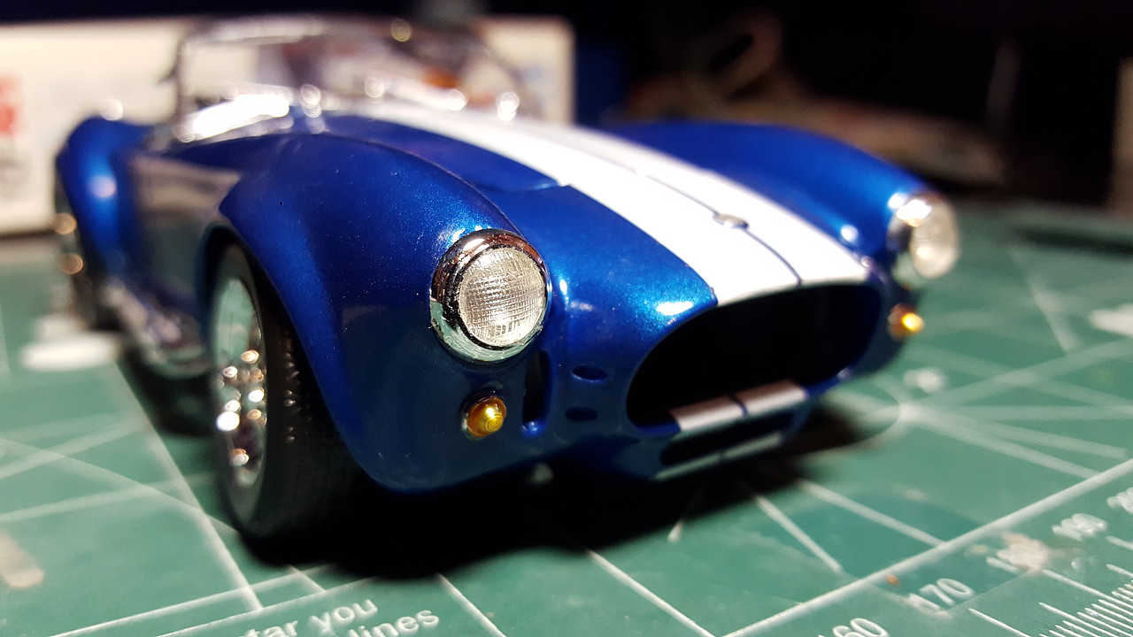 Shelby Cobra 427 S/C Convertible -- Plastic Model Car Kit -- 1/24 Scale ...