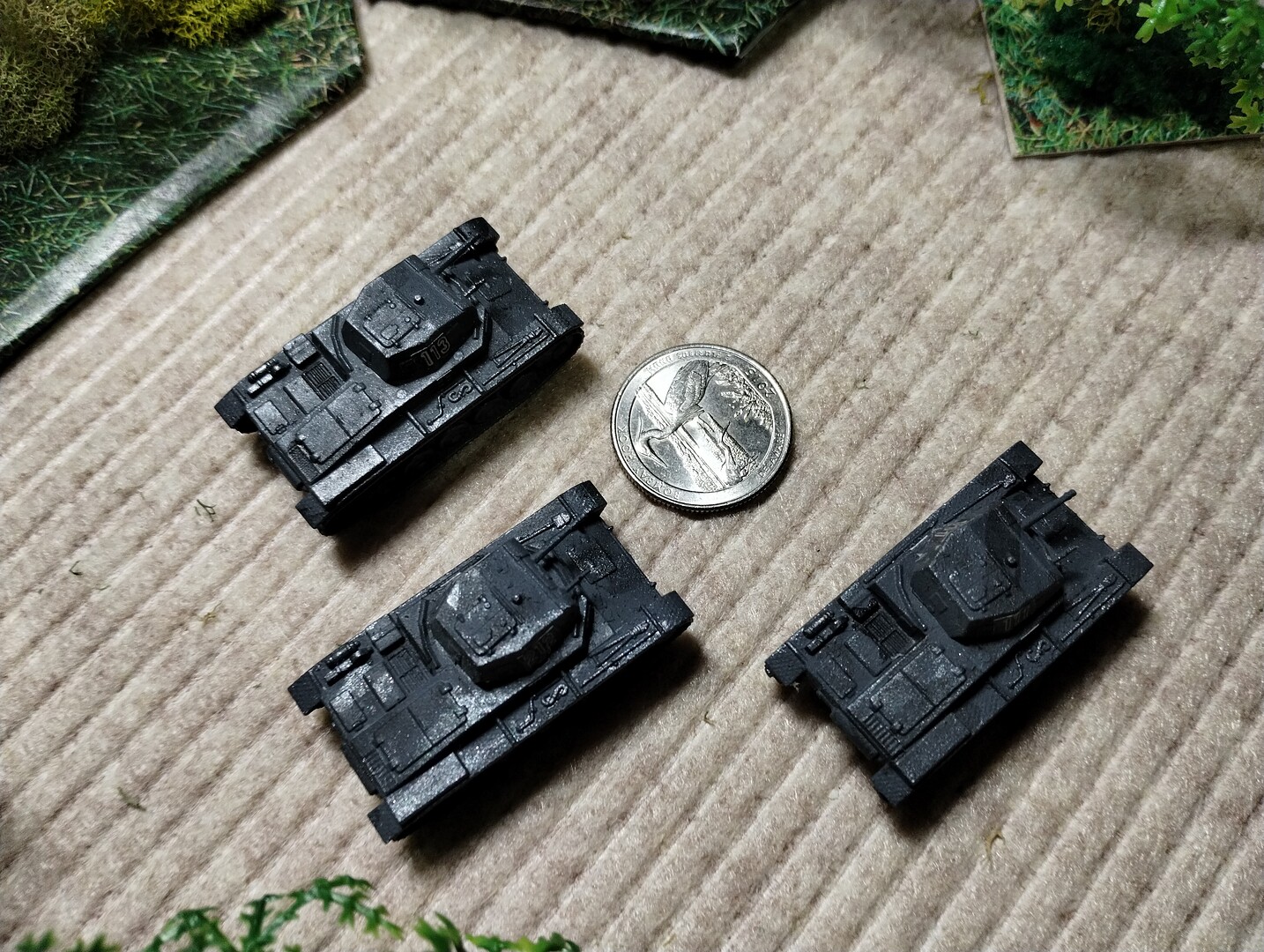 German PzKpfw II Light Tank (Snap) -- Plastic Model Tank Kit -- 1/100 ...