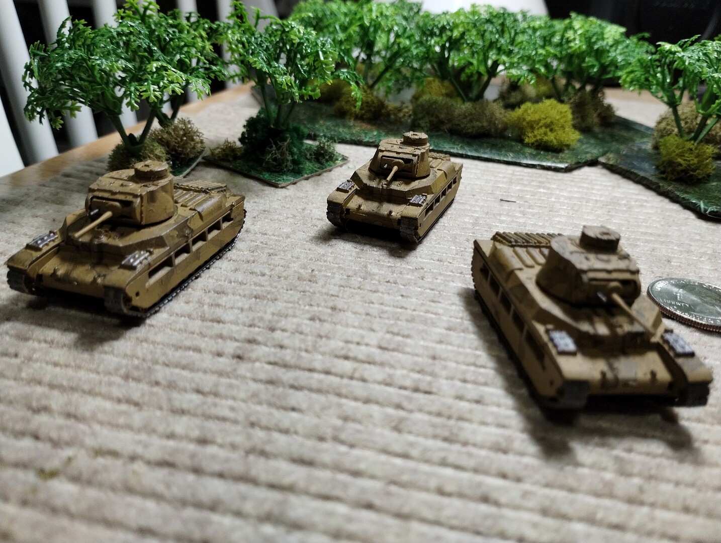 Matilda II British WWII Medium Tank -- Plastic Model Tank Kit -- 1/100 ...