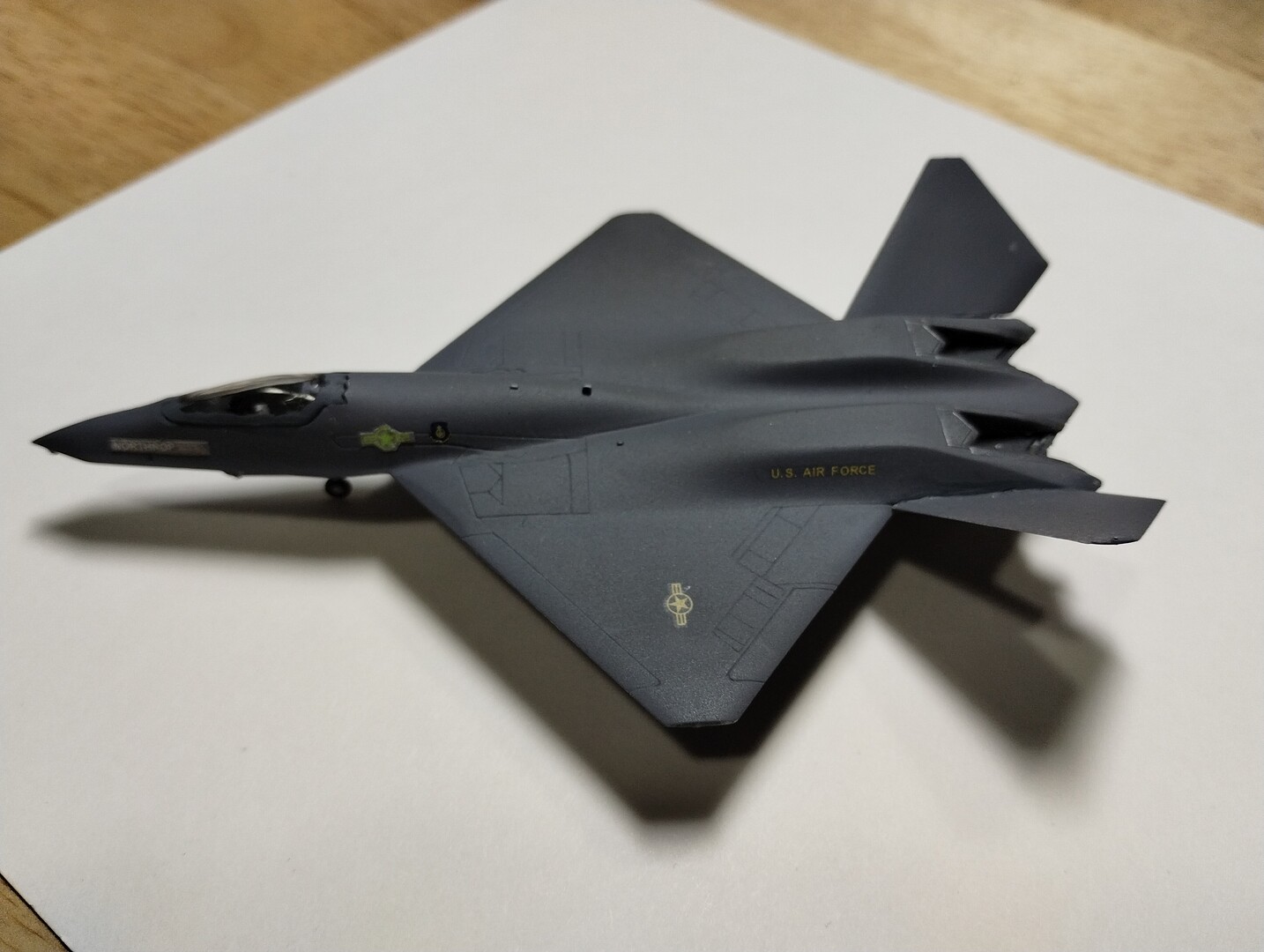 YF23 Fighter Aircraft -- Plastic Model Airplane Kit -- 1/144 Scale -- #1332 pictures by alrijil